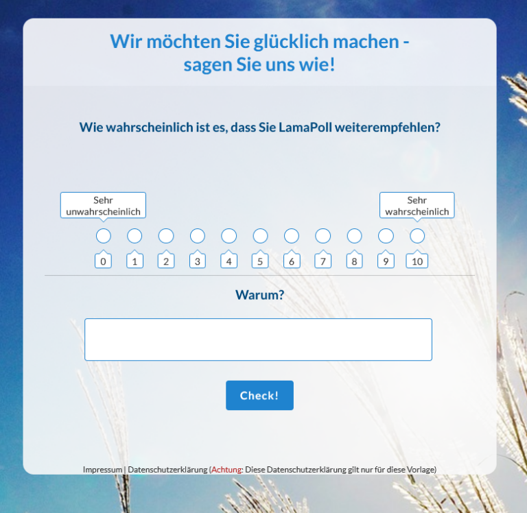 Kann ich eine Umfrage so designen, dass sie zentriert erscheint? - Blog ...