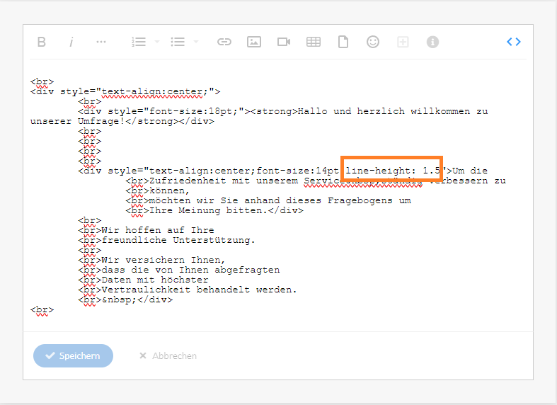 Kann man die Zeilenhöhe bei Textelementen anpassen? - Blog-LamaPoll